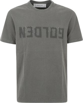 Golden Goose Homme, Tops, Vert, Taille: XL Regular T-Shirt