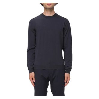 Zanone Pull Giro &agrave; col rond - Homme - Pulls - Gris - Taille: L