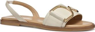Geox Femme D NAILEEN A Sandale à glissière, Papyrus, 39.5 EU