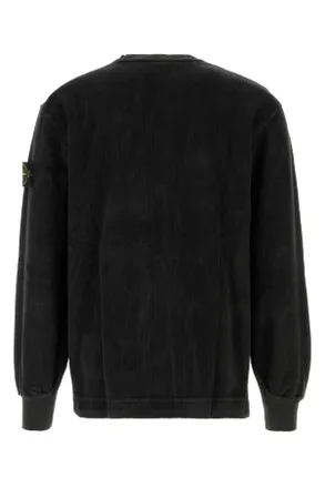 Stone Island Leadgrey Felpe Exterior: Cotton Sweater