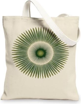 Generic Sacs fourre-tout en toile géométrique, sacs à provisions réutilisables à motif artistique moderne, respectueux de lenvironnement, légers, lavables, be