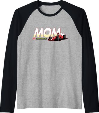 Disney Racing Mom Family Trip Race Car Vacation Matching Raglan