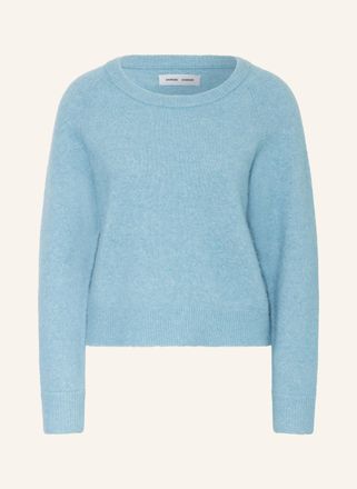Sams&oslash;e & Sams&oslash;e Sams&oslash;e Sams&oslash;e Pullover Nor O-N Short Mit Alpaka blau