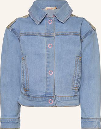 BILLIEBLUSH Jeansjacke Mit Pailletten blau