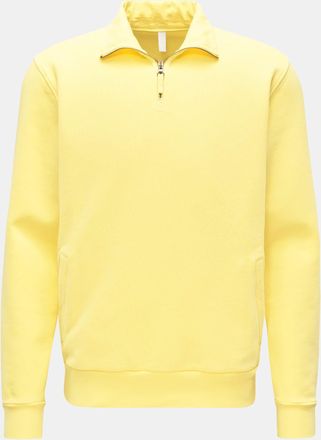 04651/ Herren - Sweat-Troyer Quarter Zip gelb