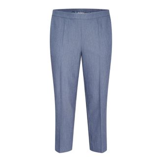 Kaffe Curve Vintage Indigo Cropped Hose - - Trousers - Damen - Blau - 7XL
