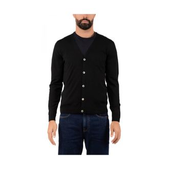 Hindustrie Herren Cardigan Pullover - - Knitwear - Herren - Schwarzk - 4XL