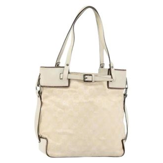 Gucci Pre-owned Canvas Tote Bag - - Pre-owned - Damen - Beige - ONE SIZE
