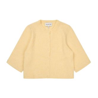 Munthe Roxas Cardigan - - Knitwear - Damen - Gelb - 2XS