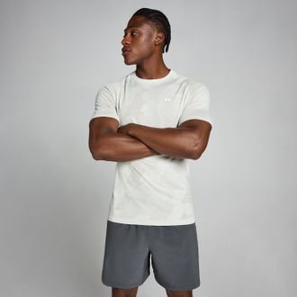 MyProtein MP Tempo Pillar Graphic Seamless T-Shirt f&uuml;r Herren - Mist - XXXL
