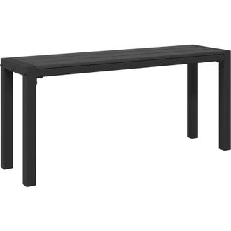 vidaXL Gartenbank Anthrazit 100 x 28 x 45 cm Stahl vidaXL