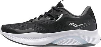 Saucony Femme Guide 15 Chaussure de Marche, Black/White, 40 EU