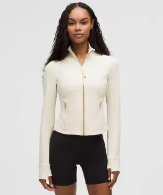 lululemon Veste Define courte Nulu pour Femmes - Gold - Taille 14