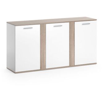 Vicco Commode Novelli, Sonoma, 155 x 80 cm avec portes
