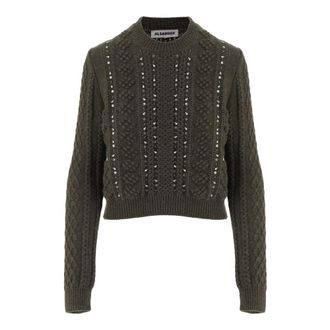 Jil Sander Damen, Strickwaren, Gr&uuml;n, SGr&ouml;&szlig;e