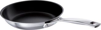 LE CREUSET Antihaftbeschichtete Bratpfanne aus 3-ply Edelstahl, Ø 20 cm, Für alle Herdarten inkl. Induktion geeignet, Silber, 96201320001000