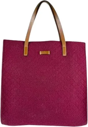 Gucci unisex, Pre-owned, Rouge, Taille: ONE Size Sac cabas en feutre Pre-owned
