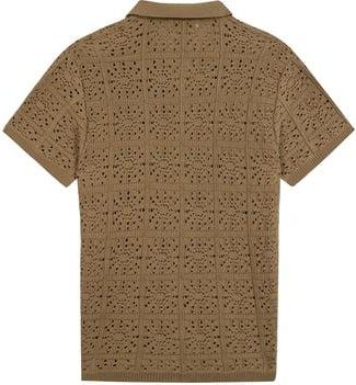 Maison Labiche Chemise &agrave; manches courtes ajour&eacute;e