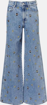 Veronica Beard Jean flare Kasey &agrave; ornements