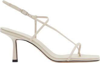 Studio Amelia Studio Amelia, Femme, Chaussures, Beige, Taille: 39 EU Sandales &agrave; Talons avec Brides Crois&eacute;es 70