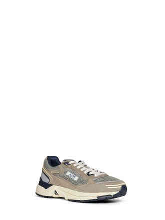 Autry Mens Sneakers Hyperway Green Mesh & Suede Polyester Trainers