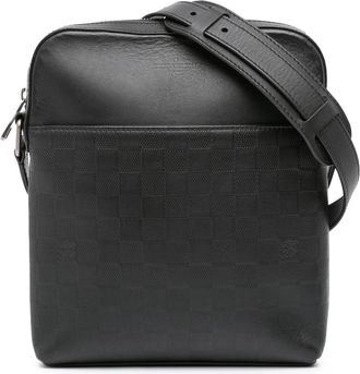 Louis Vuitton Hobo Bags - Damier Infini District Pochette - Gr. unisize - in Schwarz - f&uuml;r Damen