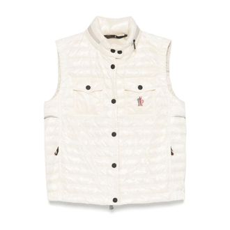 Moncler Femme, Vestes, Blanc, Taille: 40 FR Gumiane Down Vest
