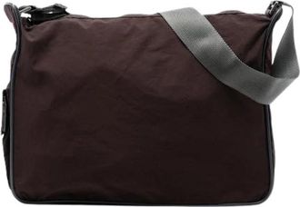 Prada Sac bandouli&egrave;re en nylon pr&eacute;-aim&eacute; - Femme - Pre-owned - Brun - Taille: ONE Size