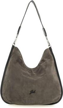 Gabs G011680T2 Ariana Bicolor Black Tonizinc TG M Sac pour femme en cuir, gris, Medium