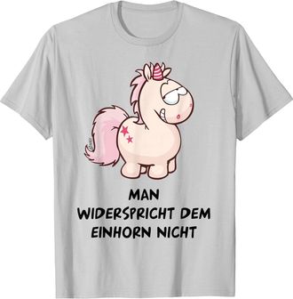 Nici T-Shirt Man Widerspricht dem Einhorn nicht design by NICI T-Shirt