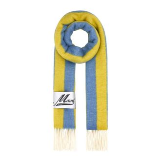 Marni Bestickter Schal aus Wollmischung - - Accessories - Damen - Mehrfarbig - ONE SIZE