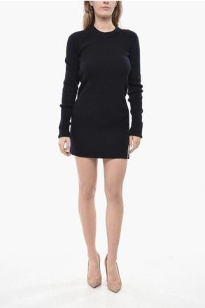 Isabel Marant ETOILE Ribbed-Knit Mini Dress GARNER size 40