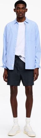 Arket Leinen-Shorts -Blau