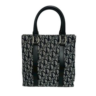 Dior Pre-owned Sac Trotteur en Toile et Cuir - Femme - Pre-owned - Noir - Taille: ONE Size