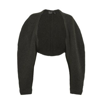 Cortana Lina- dunkelgr&uuml;ne Strickjacke - - Knitwear - Damen - Gr&uuml;n - M