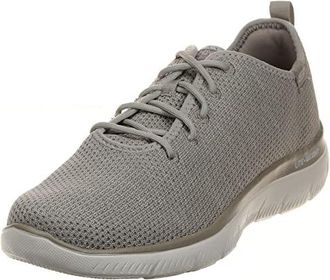 Skechers Homme Summits Doharis Baskets, Taupe Knit/Trim, 43 EU
