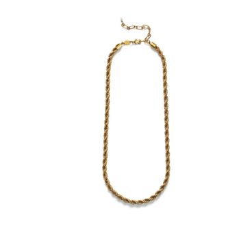 Anni Lu Goldene Seilkette - - Accessories - Damen - Gelb - ONE SIZE