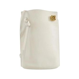 Loewe Pre-owned Dice Pocket Calf Shoulder Bag - - Pre-owned - Damen - Wei&szlig; - ONE SIZE