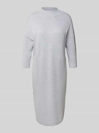 Comma Knielanges Strickkleid mit Stehkragen und 3/4-Arm