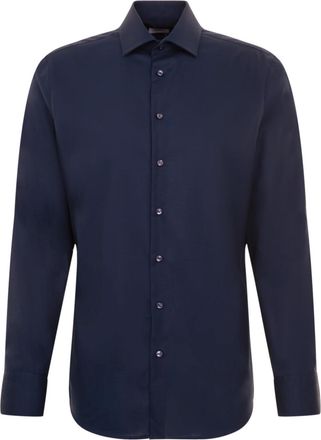 Seidensticker Herren Business-Hemd - Shaped Fit - B&uuml;gelfrei - Kent Kragen - Langarm - 100% Baumwolle