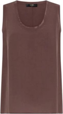 Seventy Femme, Tops, Brun, Taille: 40 FR D&eacute;bardeur