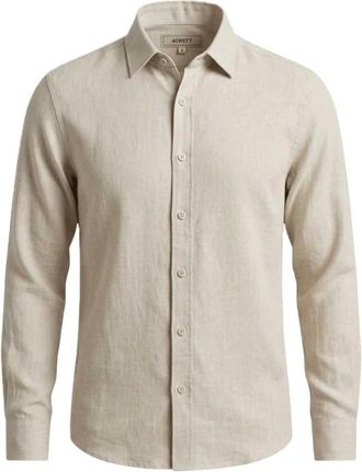 40weft 40Weft, Homme, Chemises, Beige, Taille: XL Chemises D&eacute;contract&eacute;es