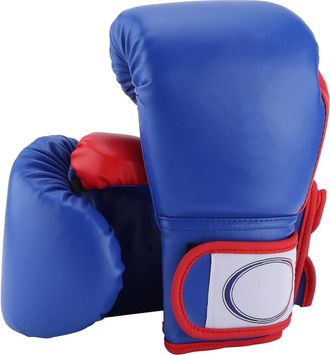 CHICIRIS Trainings-Boxhandschuhe, Weiches PU, f&uuml;r Jungen und M&auml;dchen, Sparring-Boxsackhandschuhe f&uuml;r Muay Thai, Jugend-Boxhandschuhe f&uuml;r 8-12 Jahre (Blue)