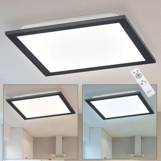 Leuchten Direkt Led Aufbau Panel Decken Strahler Leuchte Fernbedienung Wohn Zimmer Tages-licht Lampe dimmbar