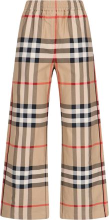 Burberry Weite Hose Vintage Check