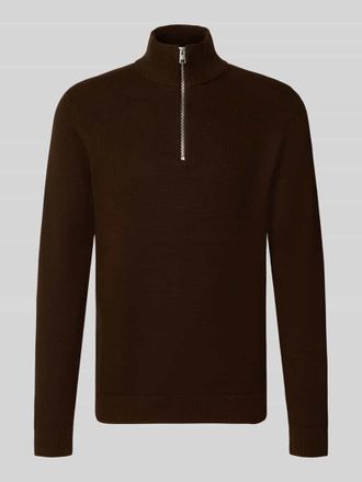 Selected Regular Fit Troyer aus reiner Baumwolle Modell DANE
