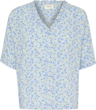 Cream Bluse Tiah
