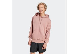 adidas Kapuzensweatshirt ESSENTIALS LOOSE-FIT 3-STREIFEN LOGO FRENCH TERRY HOODIE