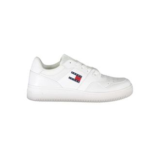 Tommy Hilfiger Wei&szlig;e Leder-Sneaker - - Shoes - Herren - Wei&szlig; - 40 EU