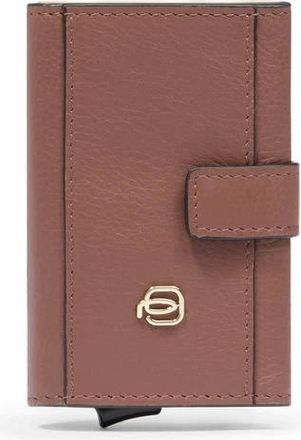 Piquadro Femme, Accessoires, Brun, Taille: ONE Size Porte-cartes Pop-up